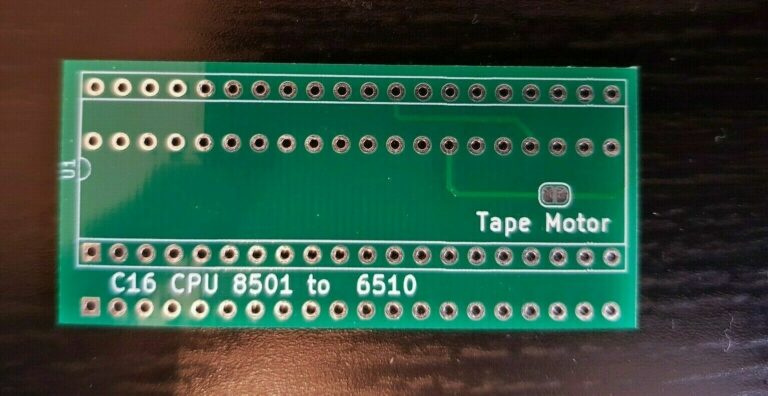 8501 to 6510 CPU conversion PCB - Retro Electronics