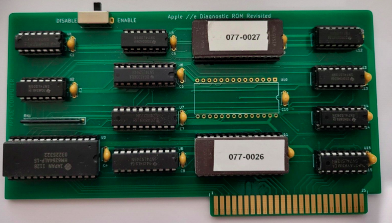 Apple IIe Diagnostic ROM Card Revisited - Retro Electronics