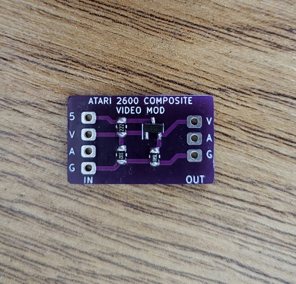 Atari 2600 7800 Video Mod - Retro Electronics