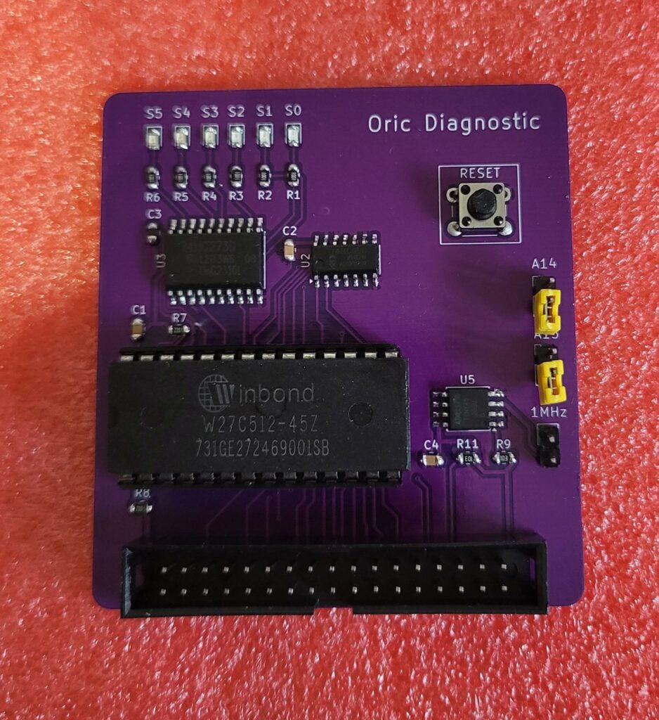 Oric Atmos Diagnostic harness - Retro Electronics